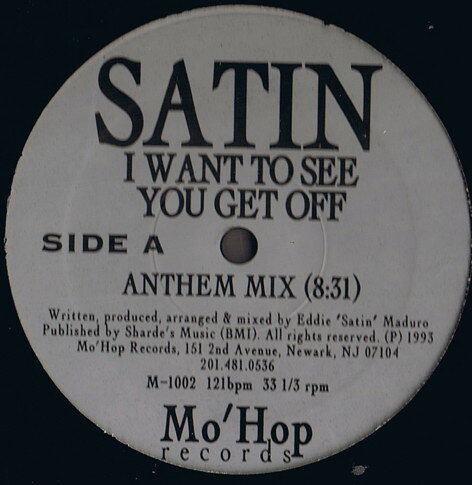 ・アーティスト Eddie Satin ・タイトル I Want To See You Get Off ・レーベル・型番 Mo' Hop Records M1002 ・フォーマット 12インチレコード ・コンディション(盤) 良い (VG+...