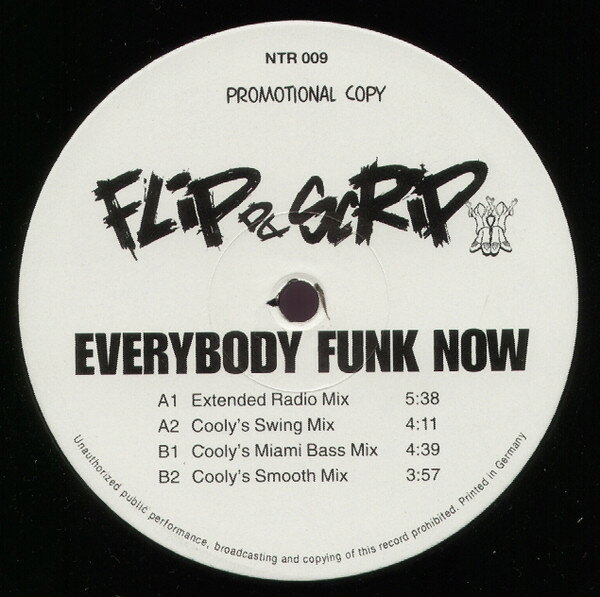 ・アーティスト Flip Da Scrip ・タイトル Everybody Funk Now ・レーベル・型番 Nightown Records NTR009 ・フォーマット 12インチレコード ・コンディション(盤) 良い (VG+) ・...