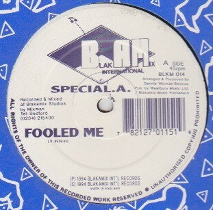 ・アーティスト Special A. ・タイトル Fooled Me / African Woman ・レーベル・型番 Blakamix BLKM014 ・フォーマット 12インチレコード ・コンディション(盤) 良い (VG+) ・コンデ...
