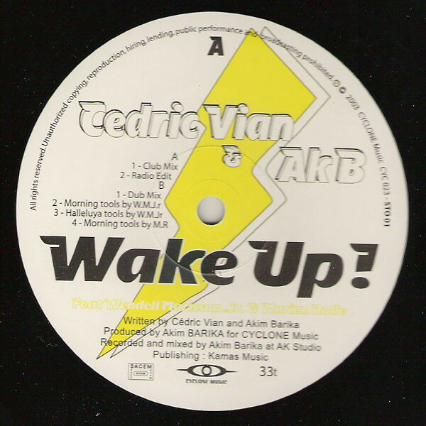 ・アーティスト Cedric Vian & Akim Barika ・タイトル Wake Up ! ・レーベル・型番 Storm Records STO01 ・フォーマット 12インチレコード ・コンディション(盤) 良い (VG+) ・コ...