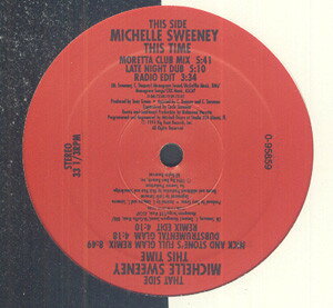 ・アーティスト Michelle Sweeney ・タイトル This Time ・レーベル・型番 Big Beat 095859 ・フォーマット 12インチレコード ・コンディション(盤) 非常に良い(EX) ・コンディション(ジャケット...