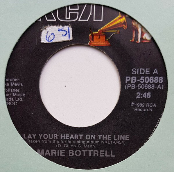 ・アーティスト Marie Bottrell ・タイトル Lay Your Heart On The Line / The Other Side Of Love ・レーベル・型番 ・フォーマット 7インチレコード ・コンディション(盤) 良...