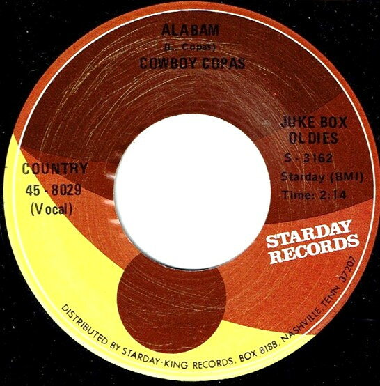 ・アーティスト Cowboy Copas ・タイトル Alabam / Filipino Baby ・レーベル・型番 Starday Records 458029 ・フォーマット 7インチレコード ・コンディション(盤) 良い (VG+) ...