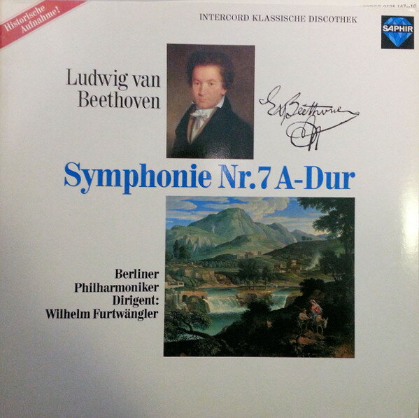 ・アーティスト Berliner Philharmoniker, Wilhelm Furtwangler ・タイトル Ludwig Van Beethoven, Symphonie Nr. 7 A-dur ・レーベル・型番 Saphir I...