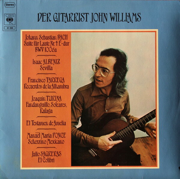 ・アーティスト John Williams ・タイトル Der Gitarrist John Williams ・レーベル・型番 CBS 61594 ・フォーマット LPレコード ・コンディション(盤) 非常に良い(EX) ・コンディション...