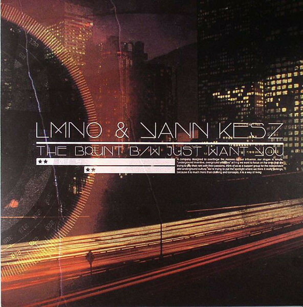 ・アーティスト LMNO & Yann Kesz ・タイトル The Brunt ・レーベル・型番 Up Above Records UPA31571 ・フォーマット 12インチレコード ・コンディション(盤) 良い (VG+) ・コンディ...