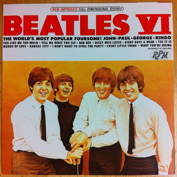 ・アーティスト Beatles ・タイトル Beatles Vi / Rubber Soul ・レーベル・型番 R.P.M CAPITOL ARCHIVES USS2005 ・フォーマット CD ・コンディション(盤) 良い (VG+) ・...