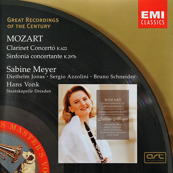 ・アーティスト Sabine Meyer, Diethelm Jonas, Sergio Azzolini, Bruno Schneider, Staatskapelle Dresden, Hans Vonk ・タイトル Clarinet ...