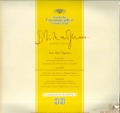 ・アーティスト Various ・タイトル R. Strauss: Aus den opern ・レーベル・型番 DEUTSCHE GRAMMOPHON LPM18090 ・フォーマット LPレコード ・コンディション(盤) 非常に良い(E...