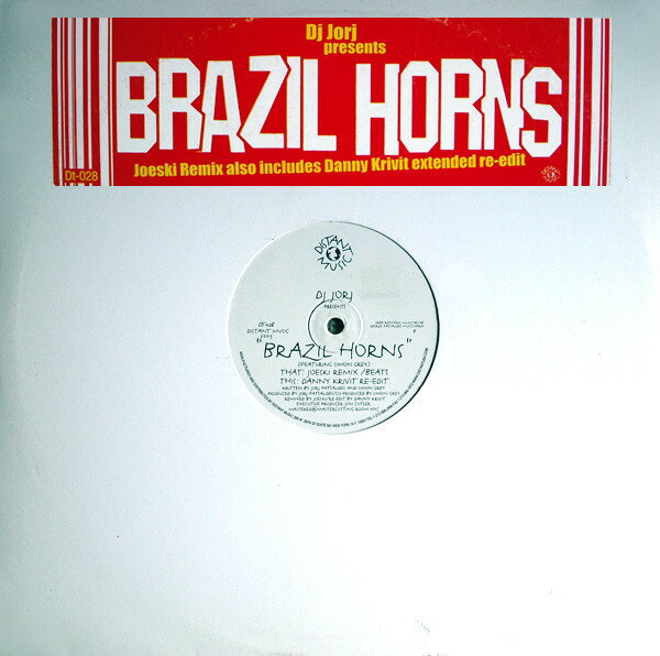・アーティスト DJ Jorj ・タイトル Brazil Horns ・レーベル・型番 Distant Music DT028 ・フォーマット 12インチレコード ・コンディション(盤) 良い (VG+) ・コンディション(ジャケット) 良...