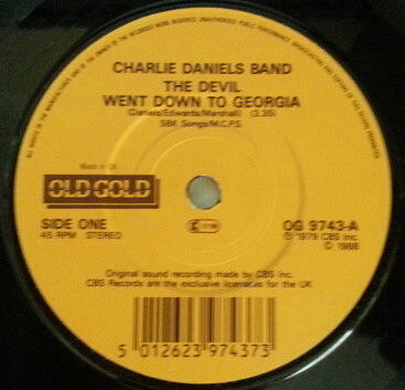 ・アーティスト Charlie Daniels Band ・タイトル The Devil Went Down To Georgia ・レーベル・型番 Old Gold (2) OG9743 ・フォーマット 7インチレコード ・コンディション...