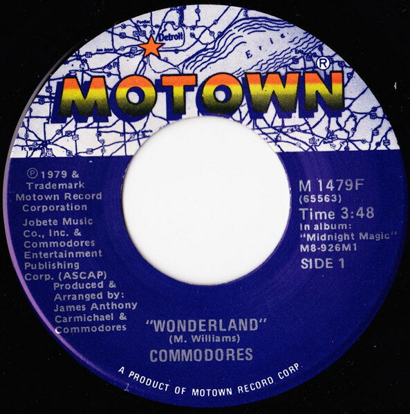 ・アーティスト Commodores ・タイトル Wonderland ・レーベル・型番 Motown M1479F ・フォーマット 7インチレコード ・コンディション(盤) 良い (VG+) ・コンディション(ジャケット) プレインカバー...