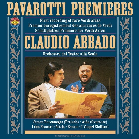 ・アーティスト Pavarotti, Claudio Abbado, Orchestra Del Teatro Alla Scala ・タイトル Pavarotti Premieres ・レーベル・型番 CBS Masterworks 74...