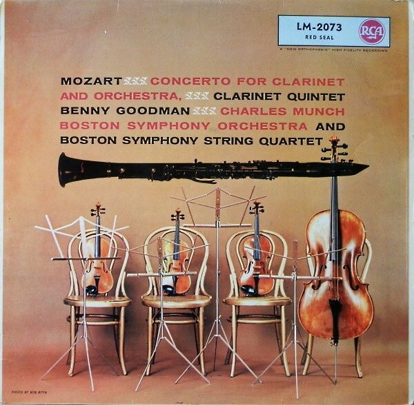 ・アーティスト Wolfgang Amadeus Mozart - Benny Goodman, Charles Munch, Boston Symphony Orchestra & Boston Symphony String Quart...