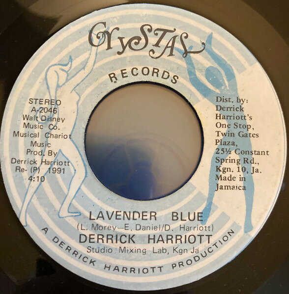 ・アーティスト Derrick Harriott / Mafia & Fluxy ・タイトル Lavender Blue / Blue (Instrumental) ・レーベル・型番 Crystal Records 2046 ・フォーマット...