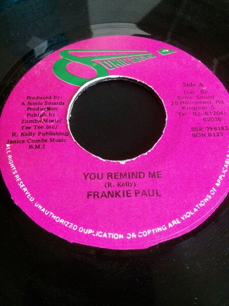 ・アーティスト Frankie Paul ・タイトル You Remind Me ・レーベル・型番 Sonic Sounds SON127 ・フォーマット 7インチレコード ・コンディション(盤) 良い (VG+) ・コンディション(ジャケ...