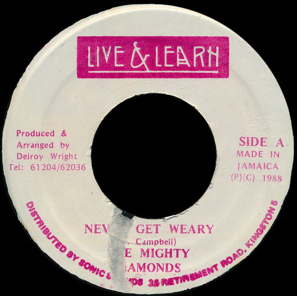 ・アーティスト The Mighty Diamonds ・タイトル Never Get Weary ・レーベル・型番 Live & Learn Records NONE ・フォーマット 7インチレコード ・コンディション(盤) 良い (VG...