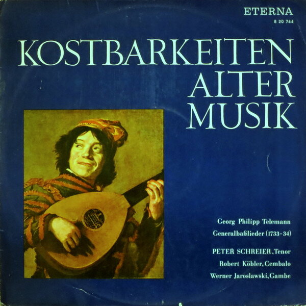 ・アーティスト Georg Philipp Telemann, Peter Schreier, Robert K?bler, Werner Jaroslawski ・タイトル Generalba?lieder (1733-34) ・レーベル...
