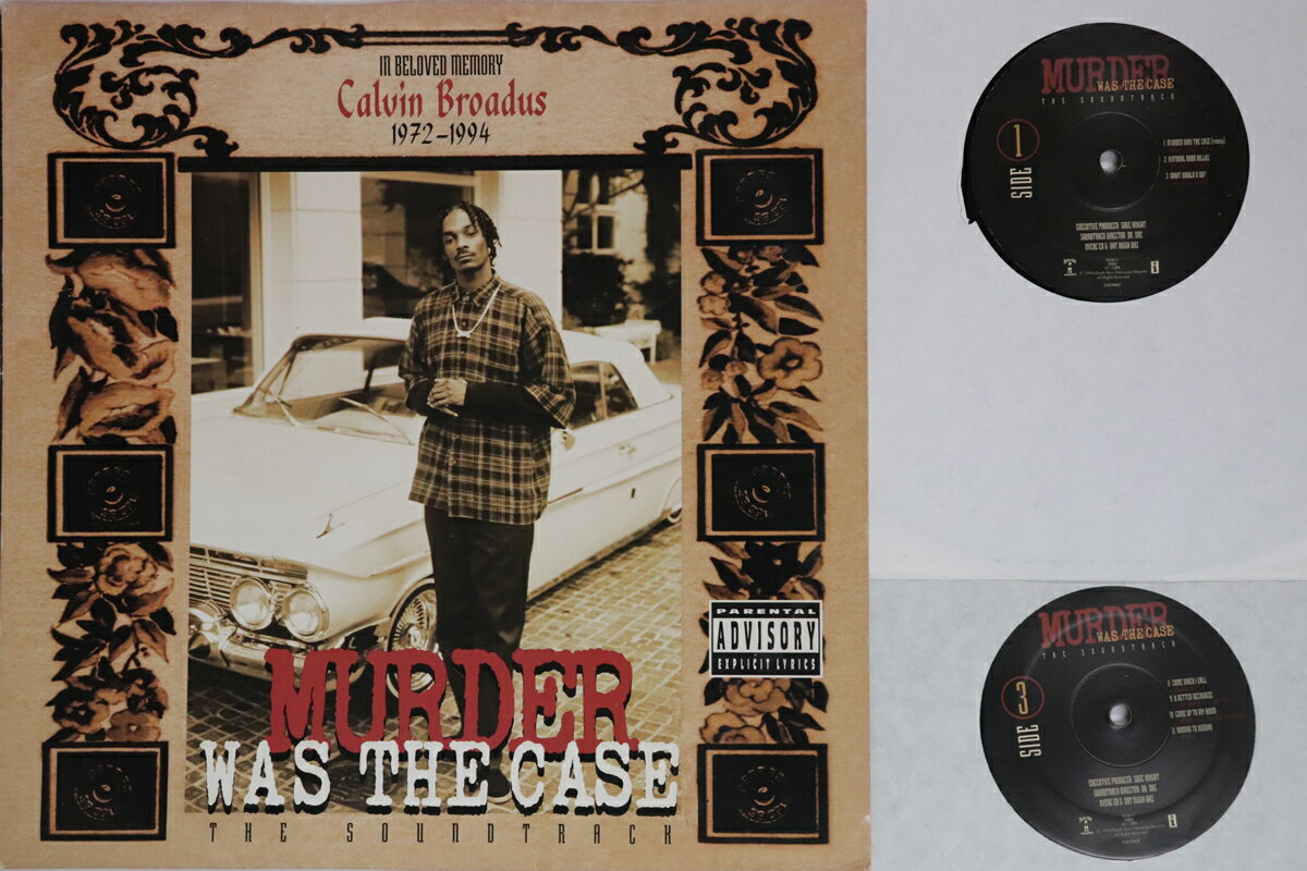 ・アーティスト Various ・タイトル Murder Was The Case ・レーベル・型番 DEATH ROW 924841 ・フォーマット LPレコード ・コンディション(盤) 良い (VG+) ・コンディション(ジャケット) ...