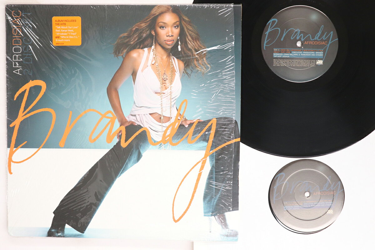 ・アーティスト Brandy ・タイトル Afrodisiac ・レーベル・型番 ATLANTIC 836331 ・フォーマット LPレコード ・コンディション(盤) 良い (VG+) ・コンディション(ジャケット) 良い (VG+) ・コ...