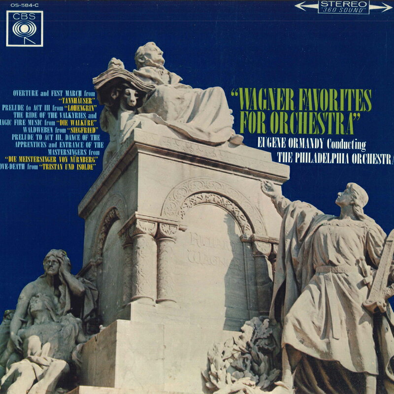 ・アーティスト ユージン・オーマンディ, フィラデルフィア管弦楽団 ・タイトル ワーグナー名曲コンサート ・レーベル・型番 CBS SONY OS584C ・フォーマット LPレコード ・コンディション(盤) 良い (VG+) ・コンディシ...