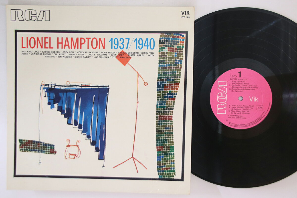 ・アーティスト Lionel Hampton ・タイトル 1937 / 1940 ・レーベル・型番 RCA KVP183 ・フォーマット LPレコード ・コンディション(盤) 良い (VG+) ・コンディション(ジャケット) 良い (VG+...