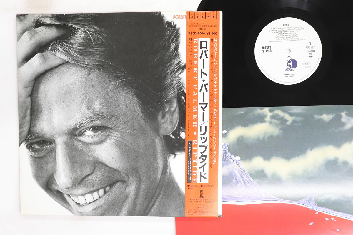 ・アーティスト Robert Palmer ・タイトル Riptide ・レーベル・型番 ISLAND R25D2014PROMO ・フォーマット LPレコード ・コンディション(盤) 良い (VG+) ・コンディション(ジャケット) 良い...