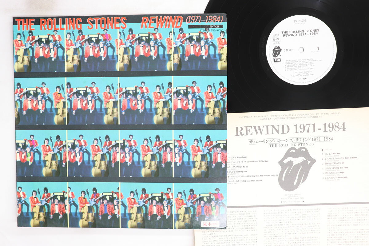 ・アーティスト Rolling Stones ・タイトル Rewind (1971-1984) ・レーベル・型番 Rolling Stones Records ESS91090PROMO ・フォーマット LPレコード ・コンディション(盤)...