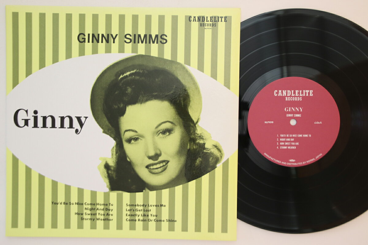 ・アーティスト Ginny Simms ・タイトル Ginny ・レーベル・型番 NORMA NLP1018 ・フォーマット 10インチレコード ・コンディション(盤) 良い (VG+) ・コンディション(ジャケット) 良い (VG+) ・...