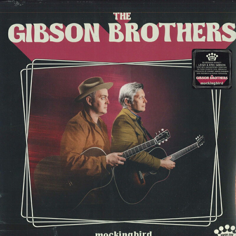 ・アーティスト Gibson Brothers ・タイトル Mockingbird ・レーベル・型番 Easy Eye Sound EES006 ・フォーマット LPレコード ・コンディション(盤) 新品 (M) ・コンディション(ジャケッ...