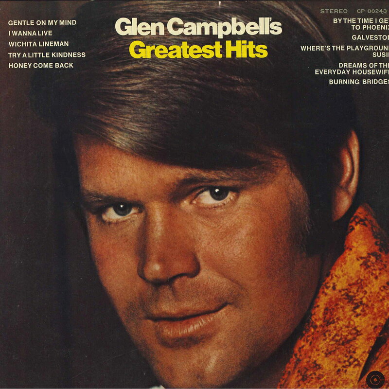・アーティスト Glen Campbell ・タイトル Glen Campbell's Greatest Hits ・レーベル・型番 CAPITOL CP80243 ・フォーマット LPレコード ・コンディション(盤) 良い (VG+) ・...