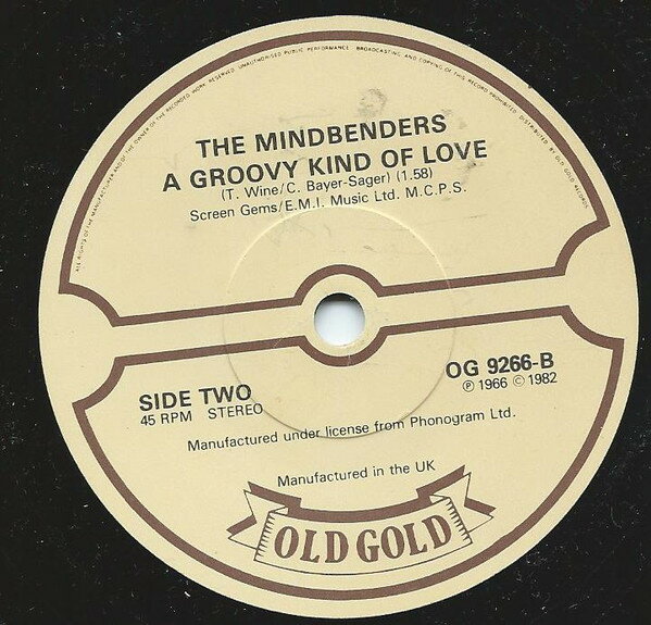 ・アーティスト Wayne Fontana & The Mindbenders, The Mindbenders ・タイトル The Game Of Love / A Groovy Kind Of Love ・レーベル・型番 Old Gol...