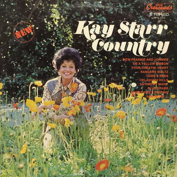・アーティスト Kay Starr ・タイトル Country ・レーベル・型番 GNP Crescendo GNPS2083 ・フォーマット LPレコード ・コンディション(盤) 良い (VG+) ・コンディション(ジャケット) 可 (V...