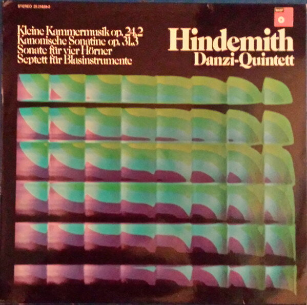 ・アーティスト Paul Hindemith , Danzi Kwintet ・タイトル Kleine Kammermusik Op. 24,2 / Kanonische Sonatine Op. 31,3 / Sonate Fur Vie...