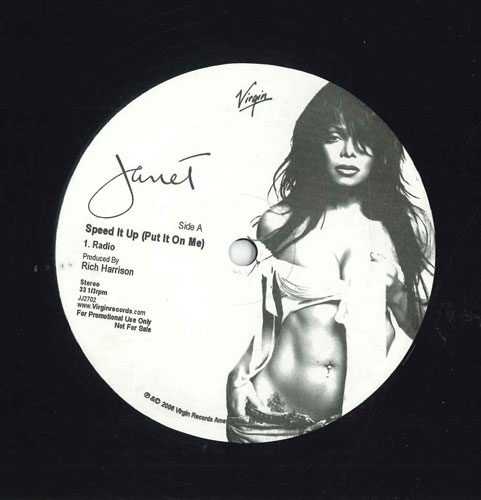 ・アーティスト Janet Jackson ・タイトル Speed It Up (Put It On Me) ・レーベル・型番 VIRGIN JJ2702 ・フォーマット 12インチレコード ・コンディション(盤) 良い (VG+) ・コン...