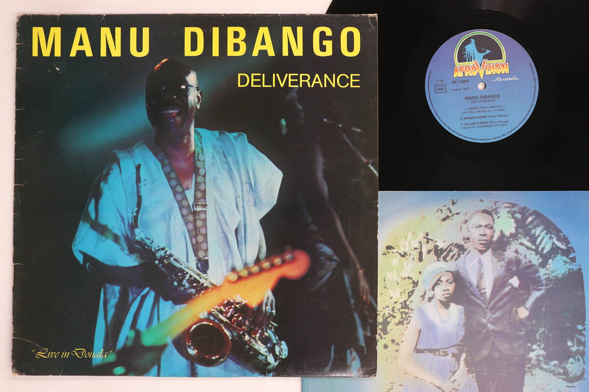 ・アーティスト Manu Dibango ・タイトル Deliverance "live In Douala" ・レーベル・型番 AFROVISION AF1984 ・フォーマット LPレコード ・コンディション(盤) 良い (VG+) ・...