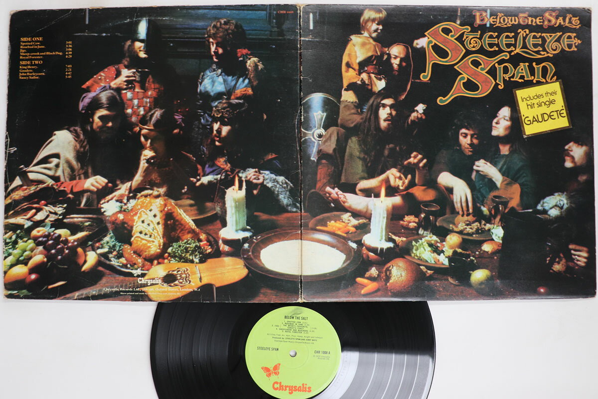・アーティスト Steeleye Span ・タイトル Below The Salt ・レーベル・型番 CHRYSALIS CHR1008 ・フォーマット LPレコード ・コンディション(盤) 良い (VG+) ・コンディション(ジャケット...