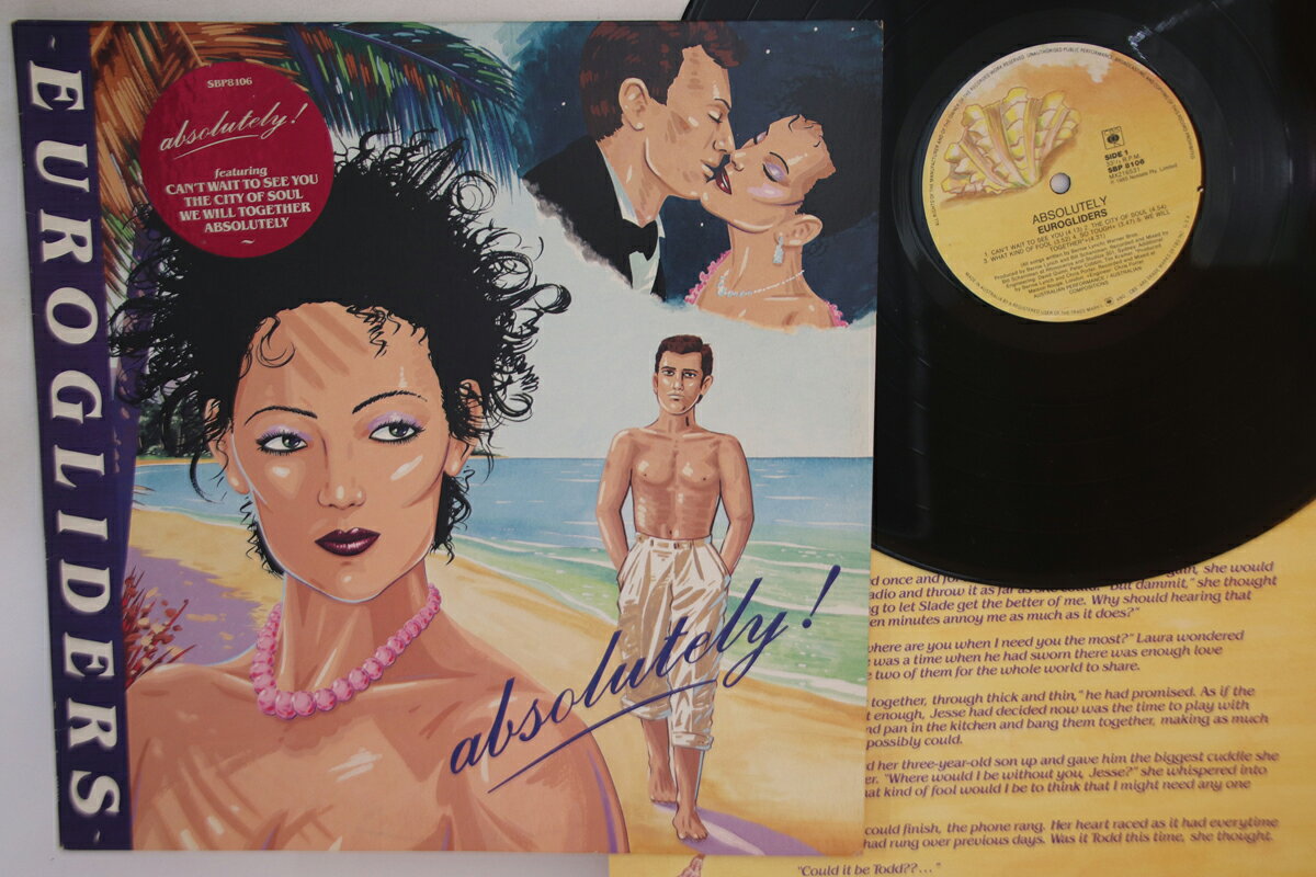 ・アーティスト Eurogliders ・タイトル Absolutely ・レーベル・型番 CBS SBP8106PROMO ・フォーマット LPレコード ・コンディション(盤) 非常に良い(EX) ・コンディション(ジャケット) 可 (V...