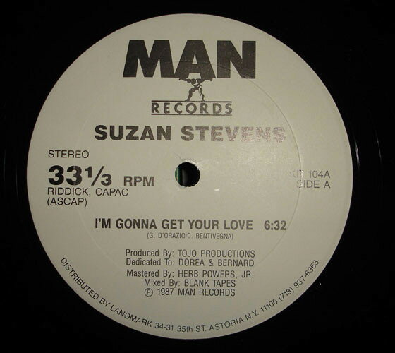 ・アーティスト Susan Stevens ・タイトル I'm Gonna Get Your Love ・レーベル・型番 Man Records KR104 ・フォーマット 12インチレコード ・コンディション(盤) 非常に良い(EX) ・...