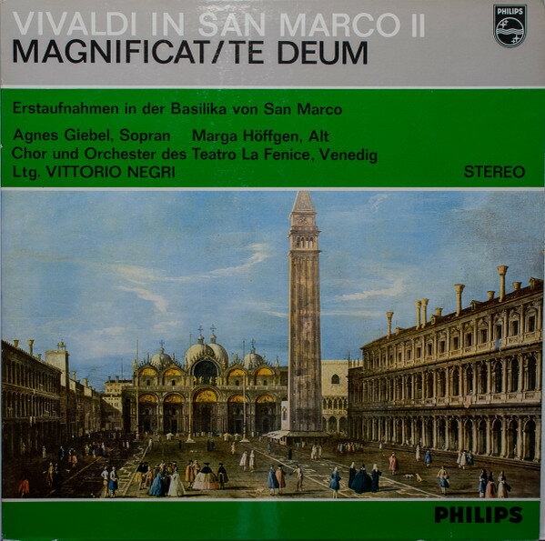 ・アーティスト Vittorio Negri ・タイトル Vivaldi, Vivaldi In San Marco II - Magnificat / Te Deum ・レーベル・型番 Philips 835301LY ・フォーマット L...