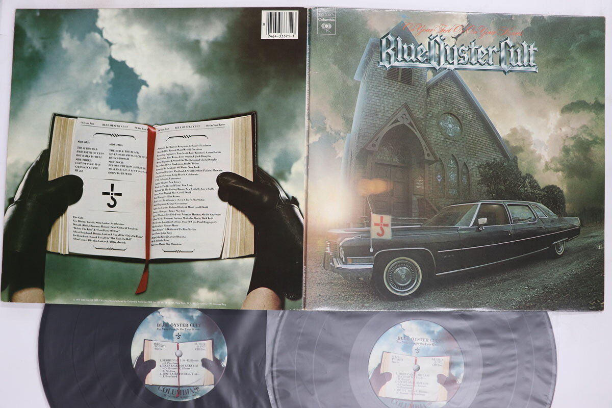 ・アーティスト Blue Oyster Cult ・タイトル On Your Feel Or On Your Knees ・レーベル・型番 Columbia PG33371 ・フォーマット LPレコード ・コンディション(盤) 良い (VG...