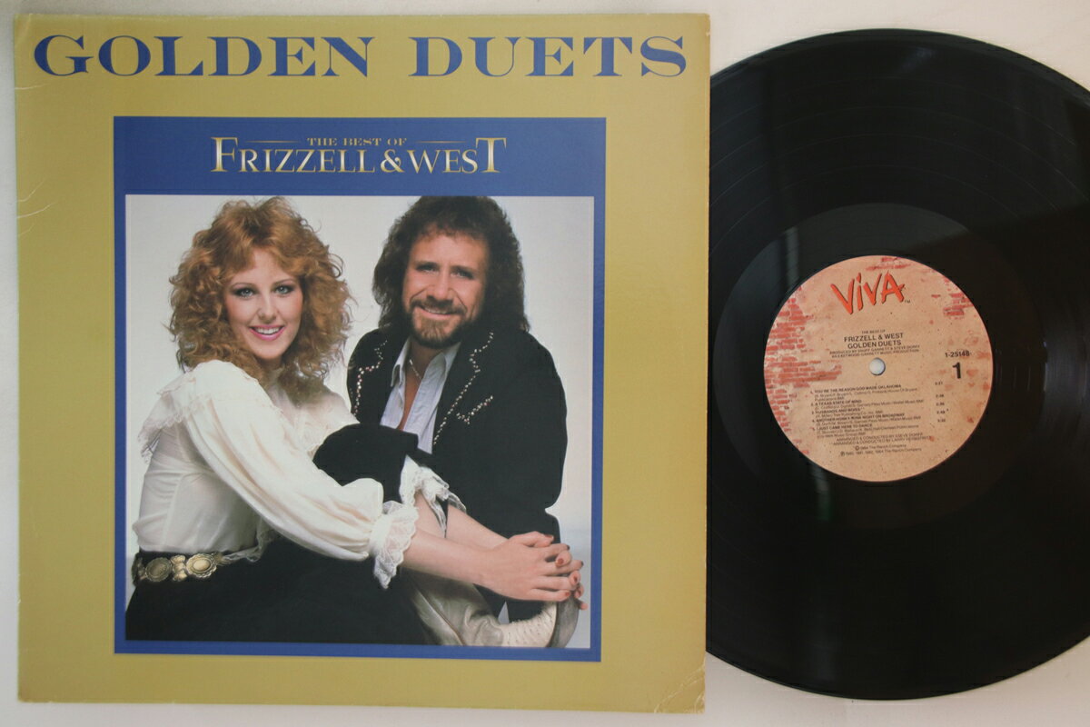 ・アーティスト Frizzell & West ・タイトル Golden Duets (The Best Of Frizzell & West) ・レーベル・型番 VIVA 125148 ・フォーマット LPレコード ・コンディション(盤)...
