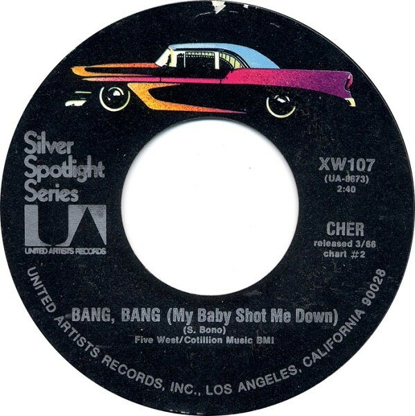 ・アーティスト Cher ・タイトル Bang Bang (My Baby Shot Me Down) / You Better Sit Down Kids ・レーベル・型番 United Artists Records XW107 ・フォ...