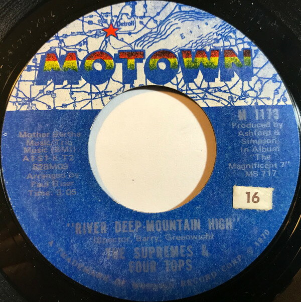 ・アーティスト Supremes & Four Tops ・タイトル River Deep - Mountain High / Together We Can Make Such Sweet Music ・レーベル・型番 Motown M1...