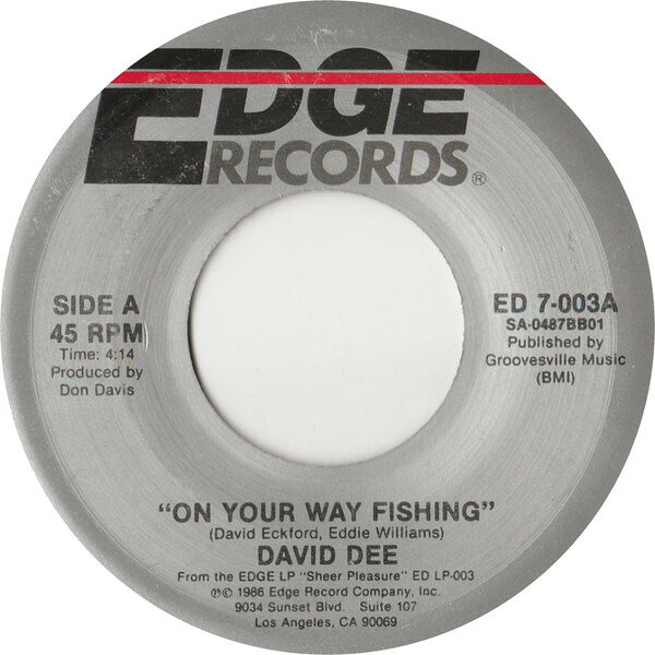 ・アーティスト David Dee ・タイトル On Your Way Fishing ・レーベル・型番 Edge Records (4) ED7003 ・フォーマット 7インチレコード ・コンディション(盤) 良い (VG+) ・コンディ...