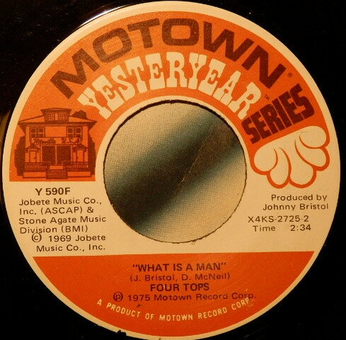 ・アーティスト Four Tops ・タイトル What Is A Man ・レーベル・型番 Motown Y590F ・フォーマット 7インチレコード ・コンディション(盤) 良い (VG+) ・コンディション(ジャケット) プレインカバ...