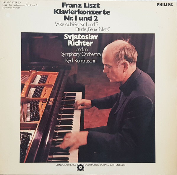 ・アーティスト Sviatoslav Richter - Franz Liszt, London Symphony Orchestra, Kiril Kondrashin ・タイトル Klavierkonzerte Nr. 1 Und 2 ...