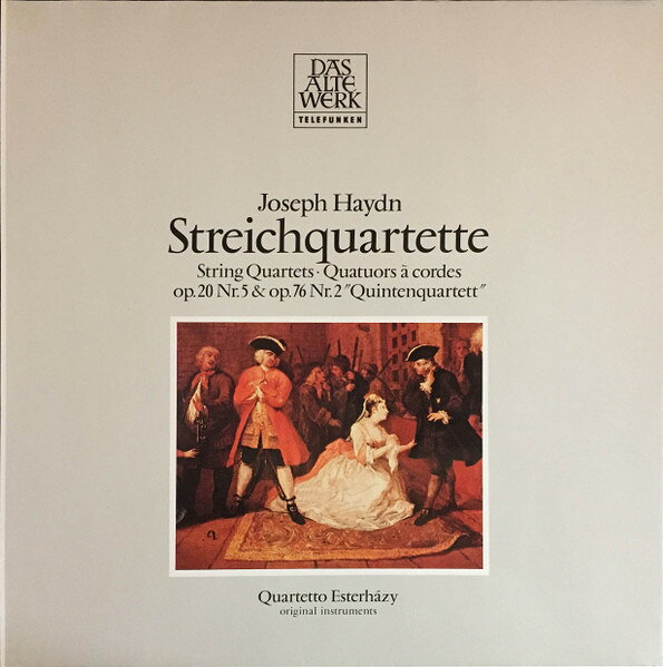 ・アーティスト Joseph Haydn - Quartetto Esterh?zy ・タイトル Streichquartette (Op. 20 Nr. 5 & Op. 76 Nr. 2 "Quintenquartett") ・レーベル・...