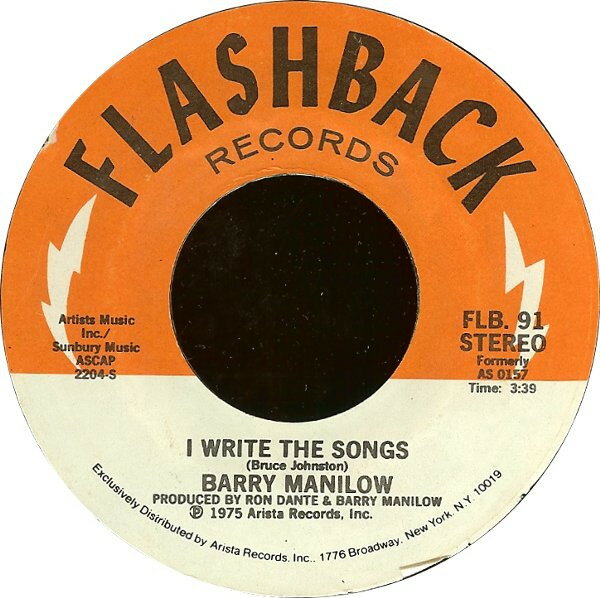 ・アーティスト Barry Manilow ・タイトル I Write The Songs / Could It Be Magic ・レーベル・型番 Flashback Records FLB91 ・フォーマット 7インチレコード ・コンデ...