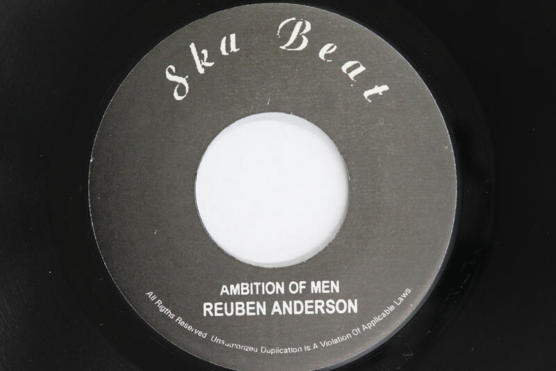 ・アーティスト Rueben Anderson / Roland Alphonso ・タイトル Ambition Of Men / Rolli' Rollin ・レーベル・型番 Ska Beat OJRT628 ・フォーマット 7インチレコ...